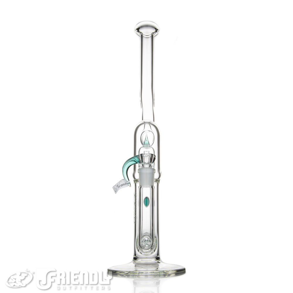 Sovereignty Glass Natty Neck Three Line to Mini Grid Dome w/Minor Nemo ...